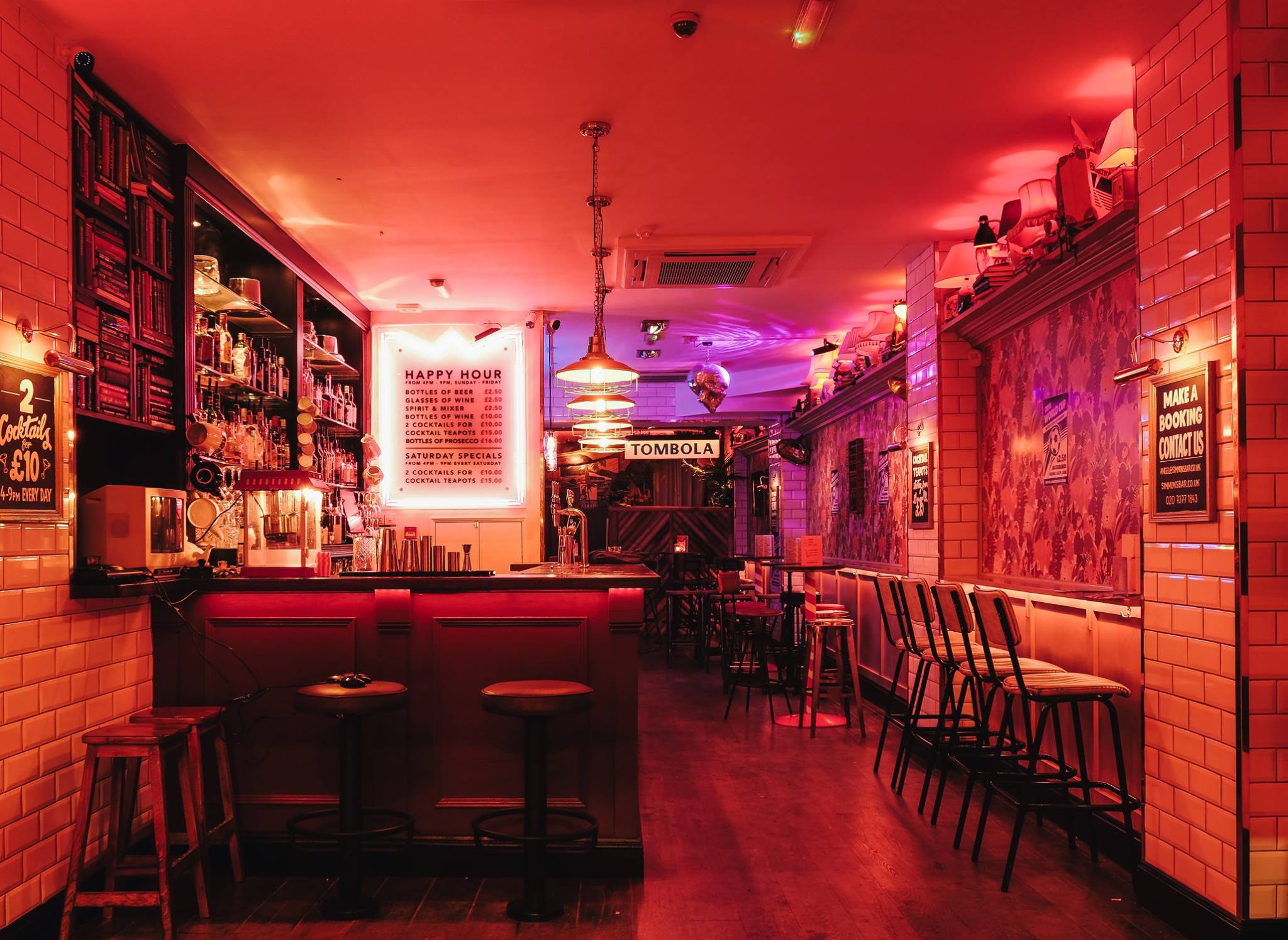 Simmons Bars - Angel Cocktail Bar - World’s Best Happy Hour